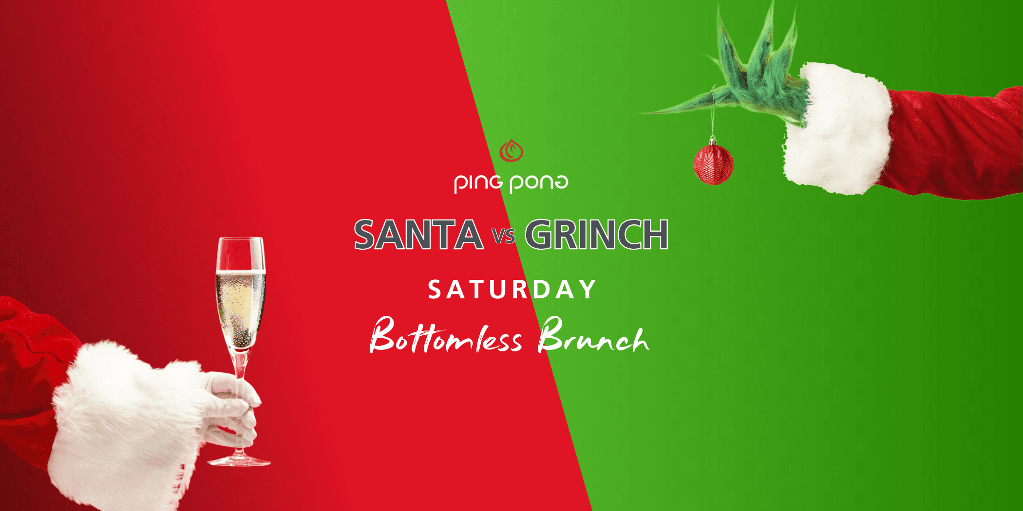 PingPong Dimsum - Chinese Dim Sum & Cocktails - Santa VS Grinch ...